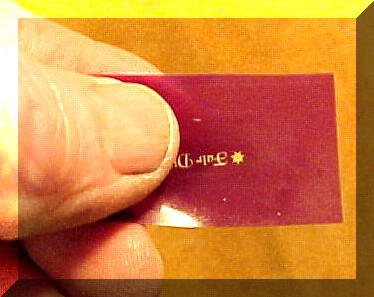 Blue Lightning Stencil Etch